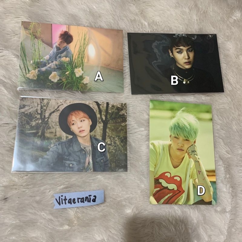 Jual (OFFICIAL) POSTCARD ARMY PEDIA SUGA (RARE) JADUL MIN YOONGI ...