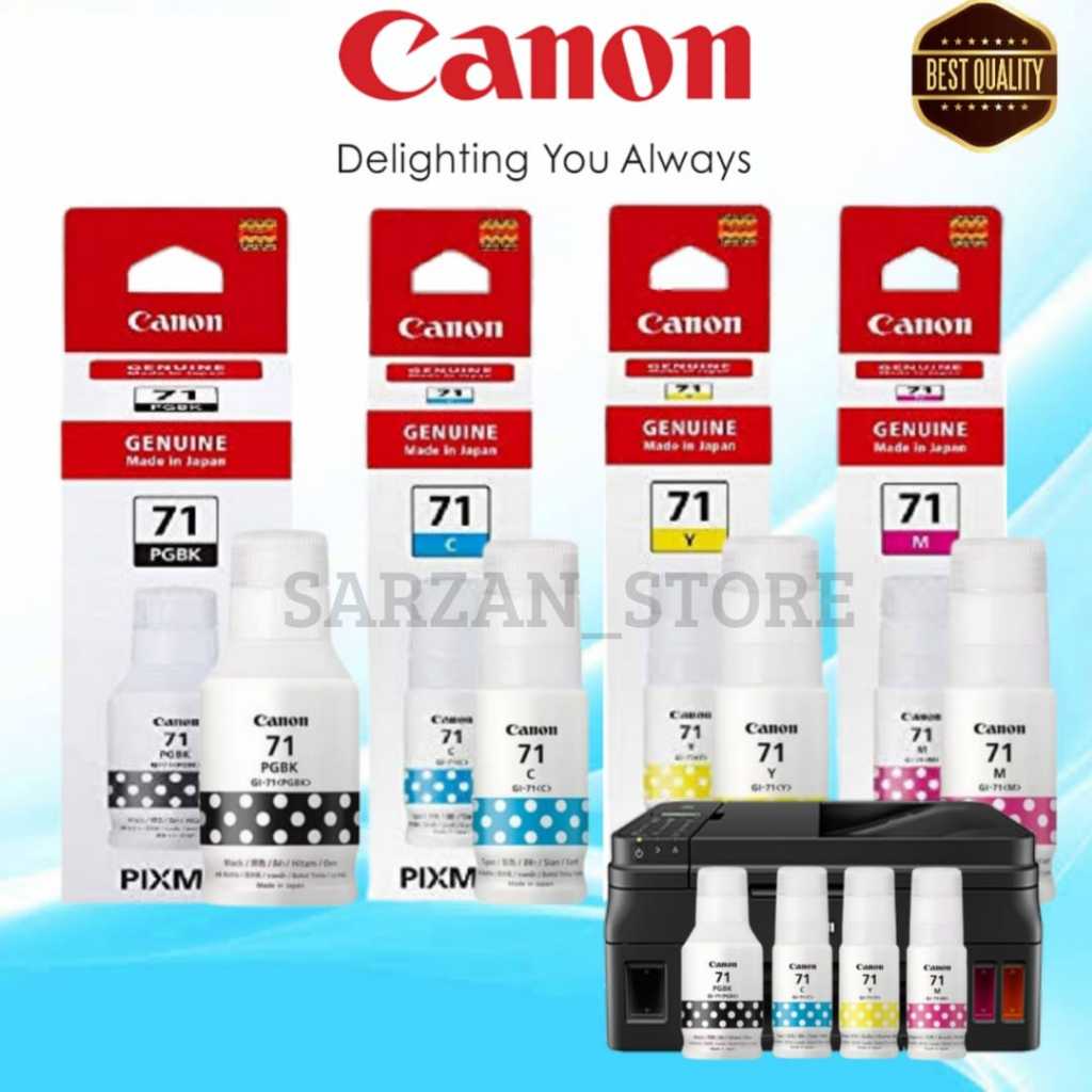 Jual Tinta Canon GI-71 Original For Ink Printer G1020 G2020 G3020 G3060 ...