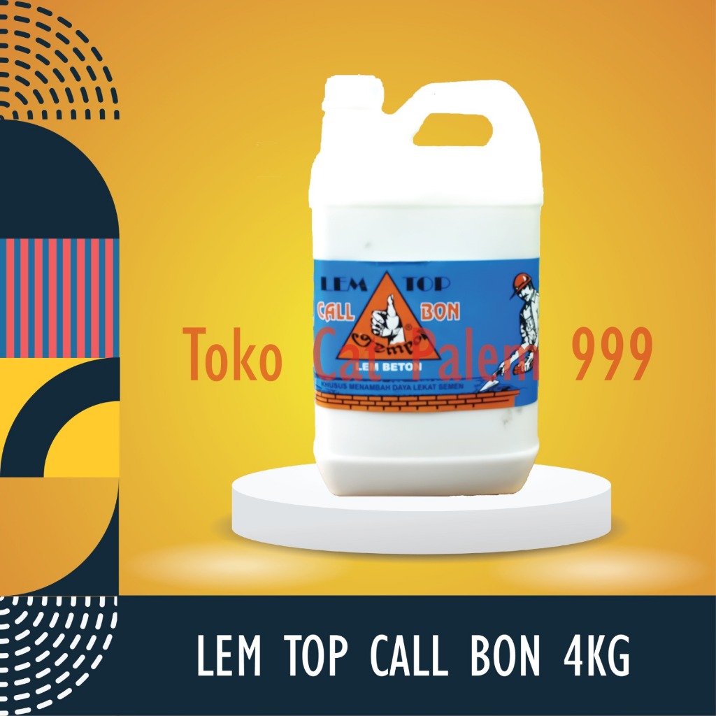 Jual LEM BETON CALBOND / CALBON / KALBON PEREKAT BETON 5 LITER | Shopee Indonesia