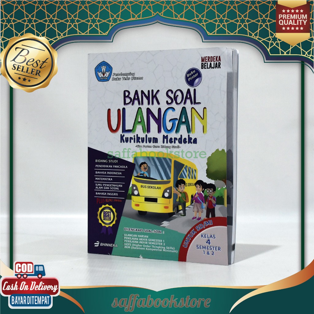 Jual Buku Lks Sd Kurikulum Merdeka / Soal Latihan Bank Ulangan Kelas 4 Sd/Mi Semester 1 & 2 ...