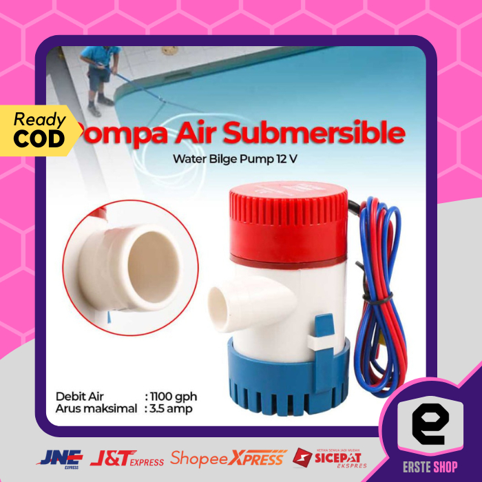 Jual Pompa Air Celup Kolam Renang Kapal Bus Submersible Water Pump 12V CH802 | Shopee Indonesia