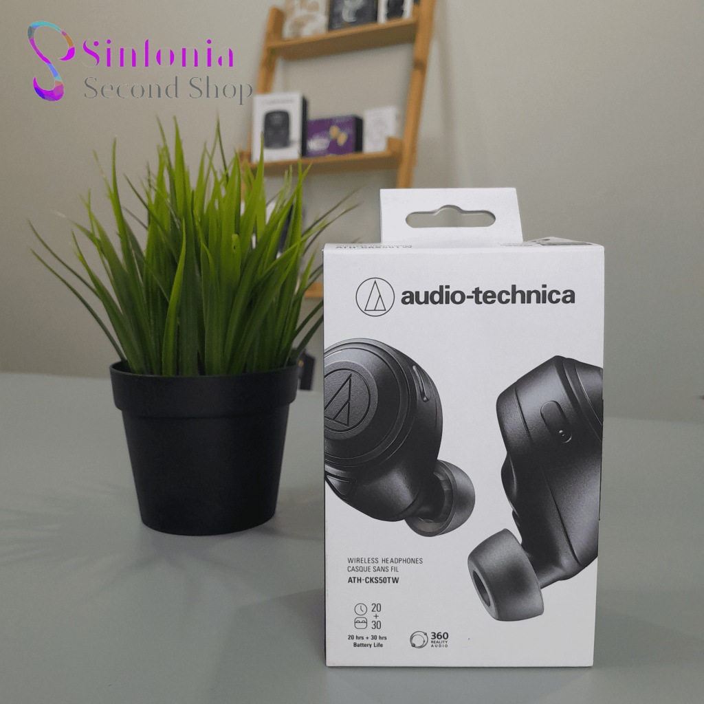Jual Audio-Technica ATH-CKS50TW Solid Bass True Wireless Headphones - Black | Shopee Indonesia