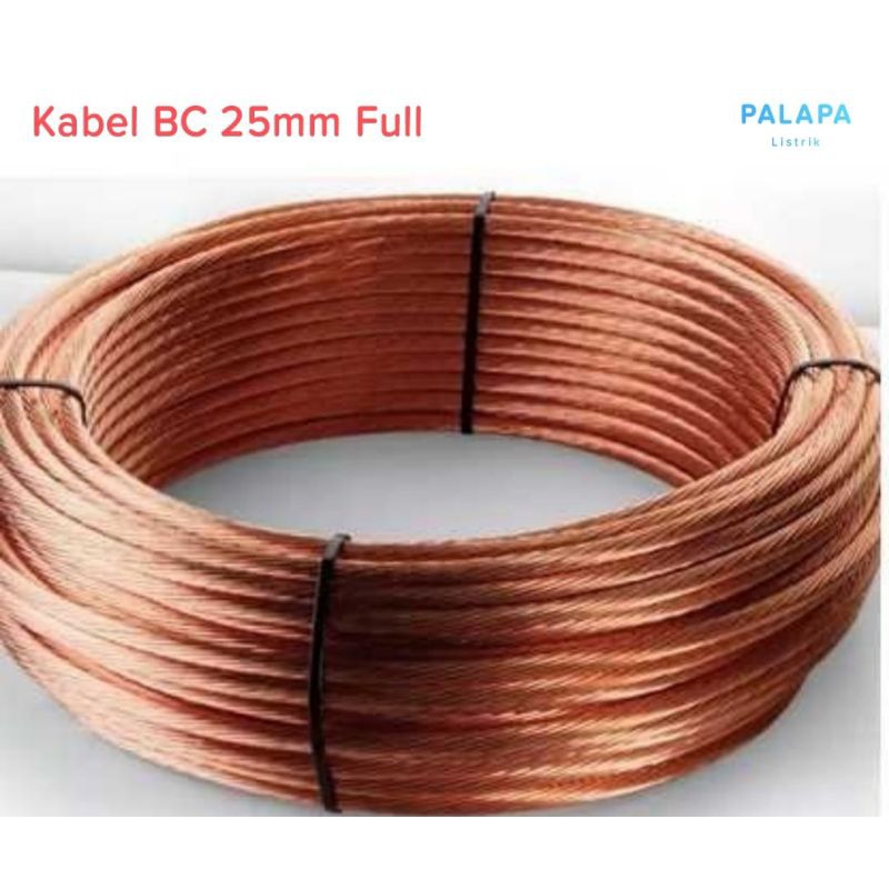 Jual Kabel BC Grounding 25mm Full Tembaga Asli / Tidak Banci | Shopee ...