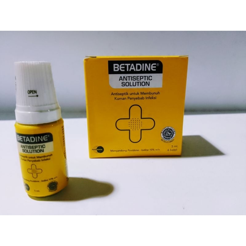Jual (12 pcs) BETADIN 5 ML | Shopee Indonesia