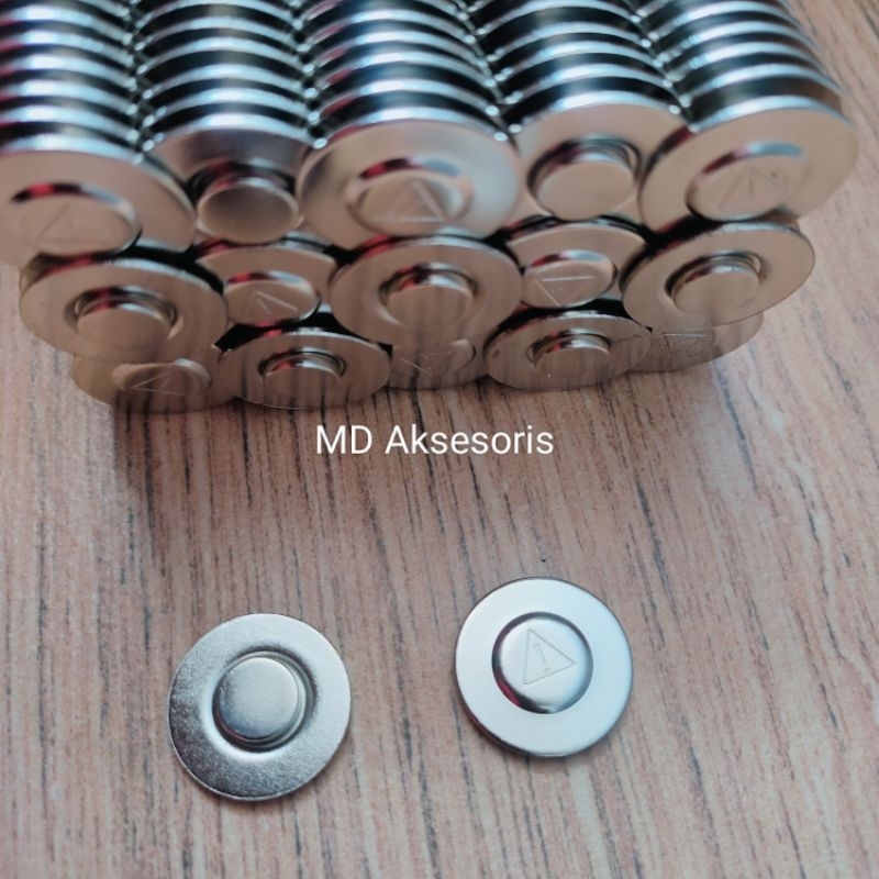 Jual Magnet Bulat Magnet Name Tag Magnetic Coution Magnet 20mm Murah ...