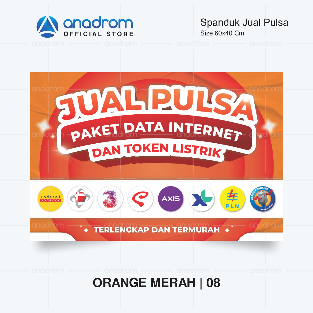 Jual Spanduk Konter Jual Pulsa & Paket Data | Banner Konter Jual Pulsa & Paket Data | Anadrom ...