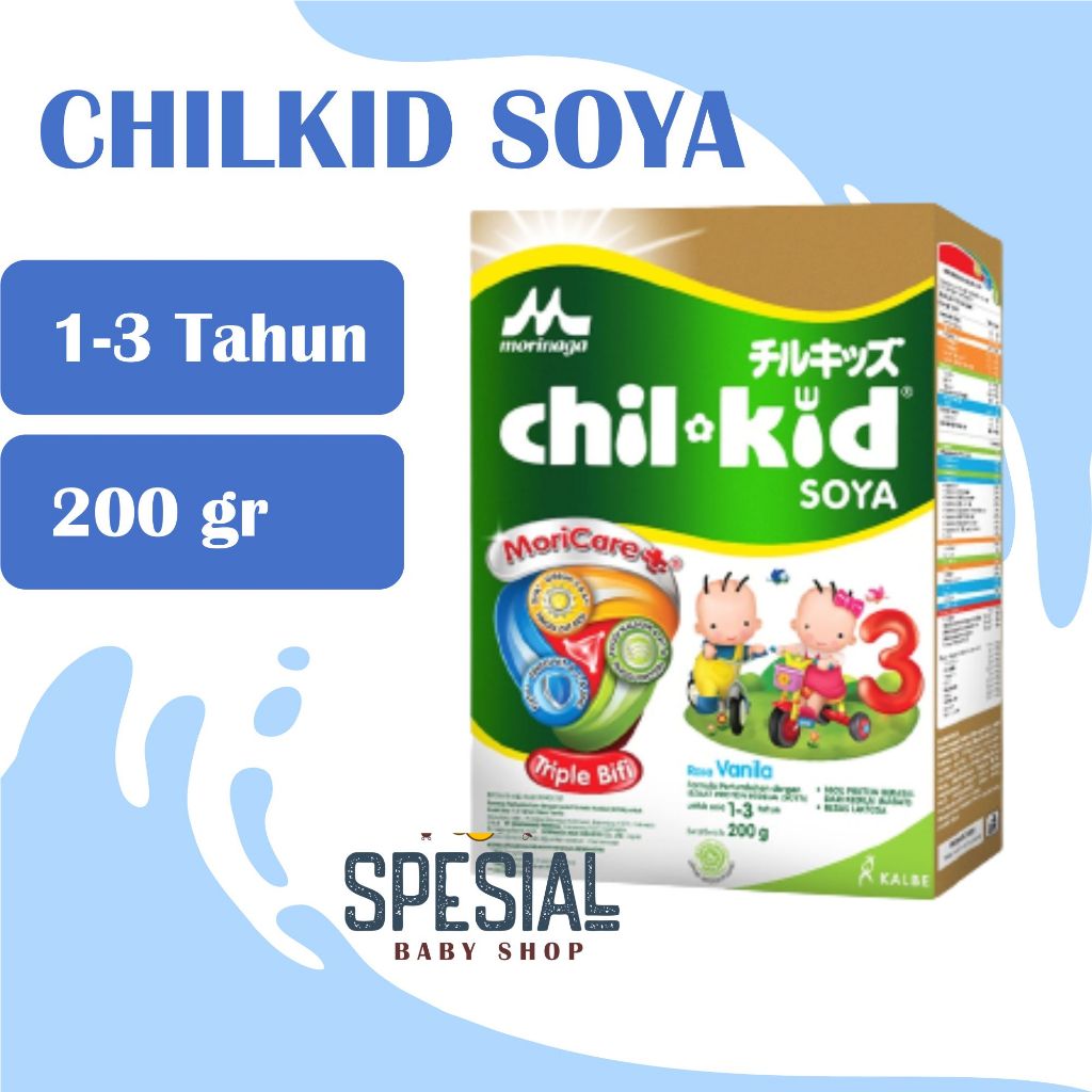 Jual CHIL KID soya 1-3 TH 200G CHIL MIL SOYA BMT SOYA vanila 200gr 300gr chil kid soya-chilkid ...