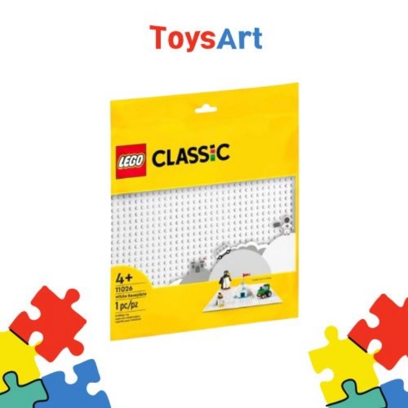 Jual 4+ LEGO Classic White Baseplate 11026 32x32 | Shopee Indonesia