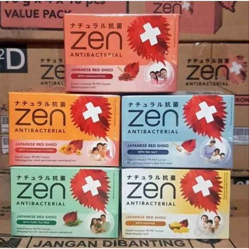 Jual Sabun Zen Anti Bacterial 70 Gram Paket Hemat 5 Banded (15 Pcs ...