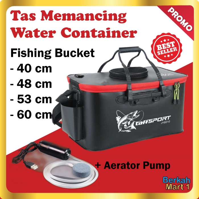 Jual Box umpan 40cm/box umpan pancing/box lipat pancing/kotak umpan udang idup/pancing fishing ...