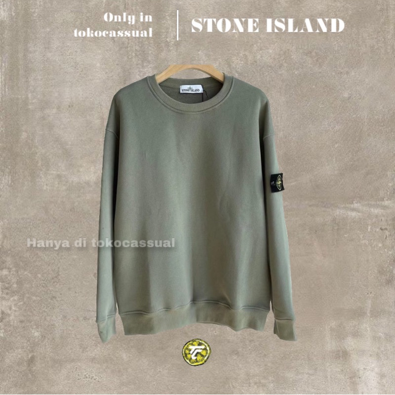 Jual SC2 BISA COD Crewneck sweeter stone island premium CLG BARCODE ...