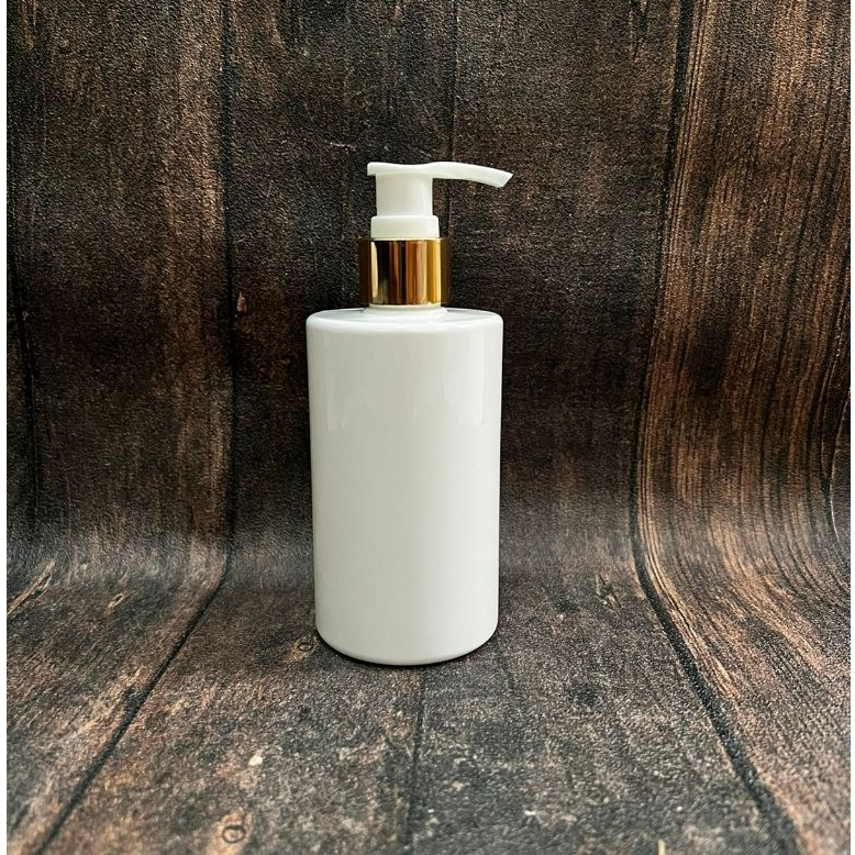 Jual Botol Putih 250ml RF PUMP GOLD / 250 ml RF tutup PUMP GOLD ...