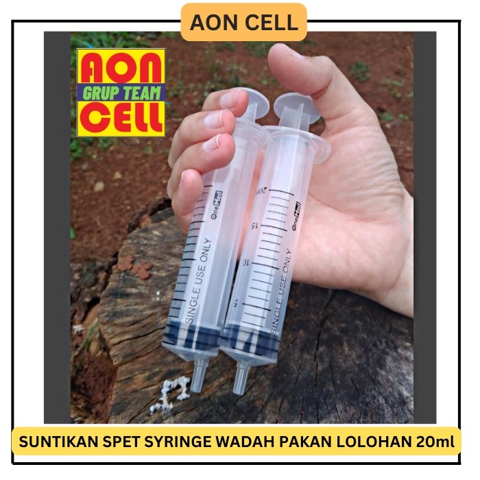 Jual SPET SUNTIKAN 20ML ALAT BANTU MAKAN LOLOHAN BURUNG KUCING ANJING ...