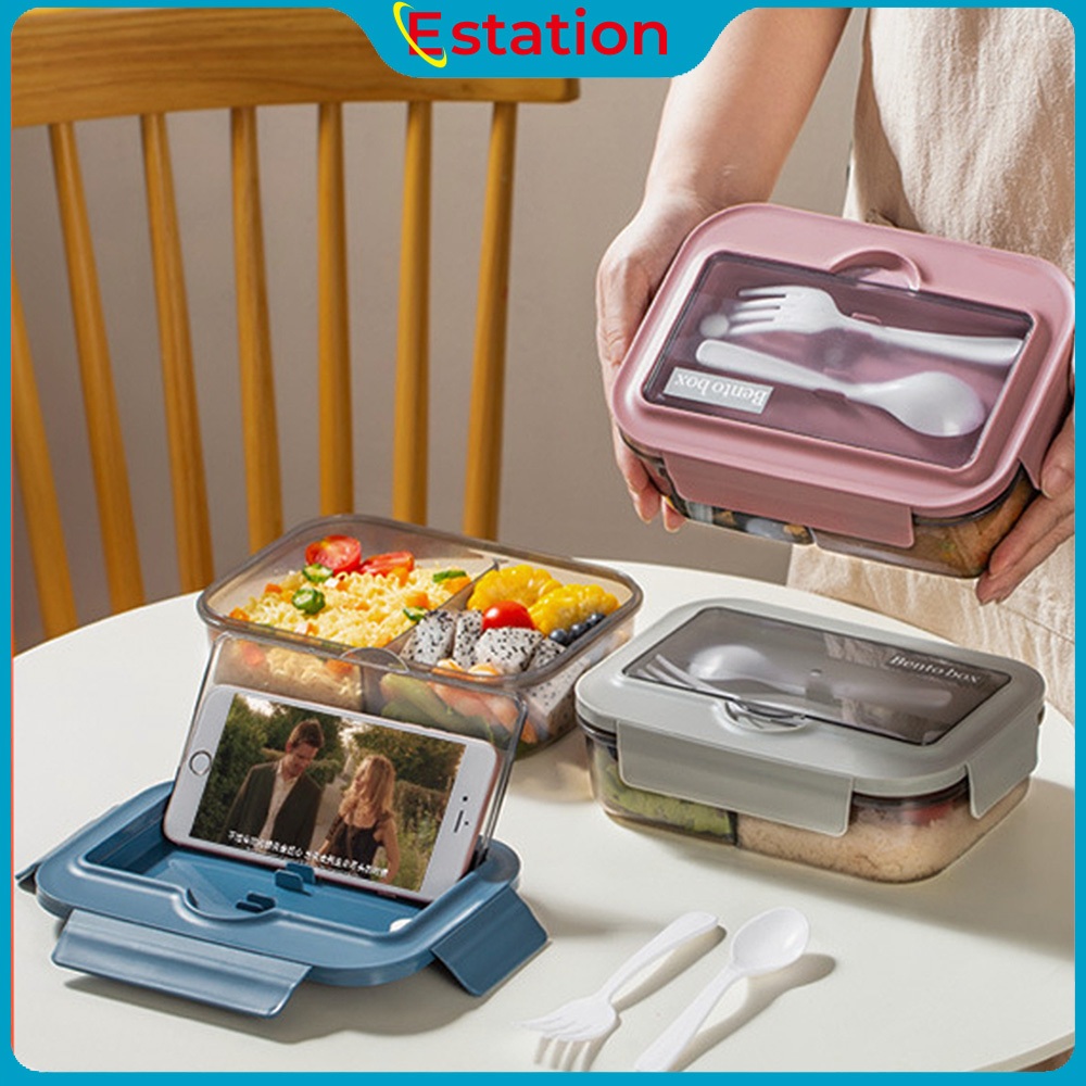 Jual Estation - BENTO LAUNCH BOX SEKOLAH KANTOR - KOTAK MAKAN SET ...