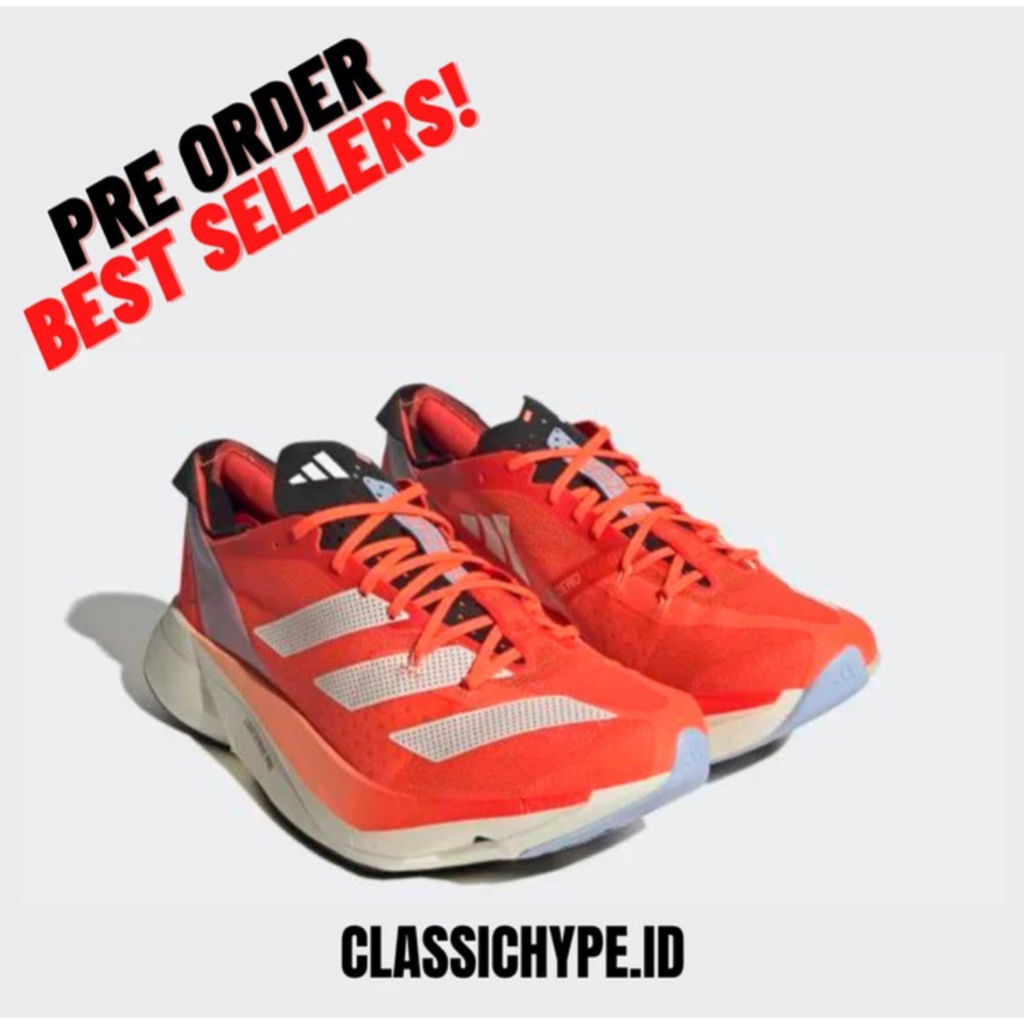 Jual Adidas Adizero Adios Pro 3 Solar red | Shopee Indonesia