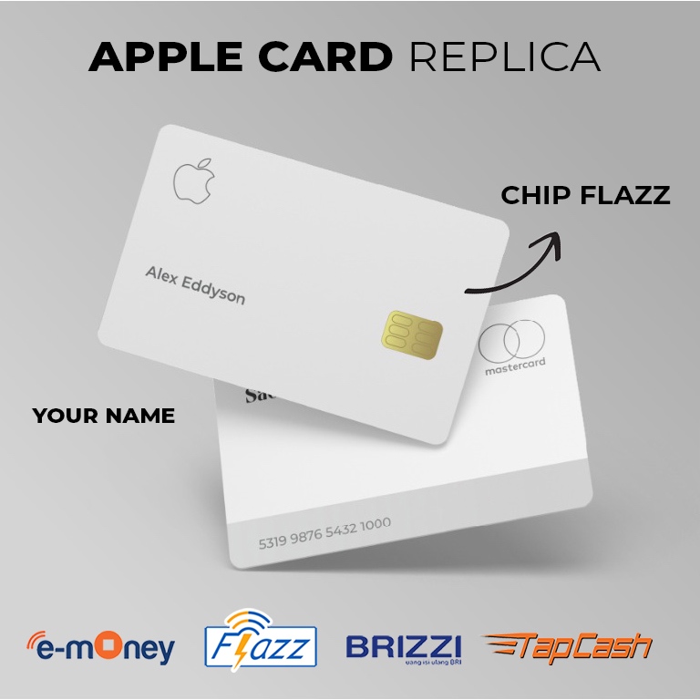 Jual Kartu Toll Apple Card Replika Emoney Flazz Brizzi Tapcash | Shopee ...