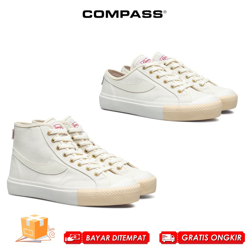 Jual [ORIGINAL] COMPASS GAZELLE CREAM LOW HIGH | Shopee Indonesia