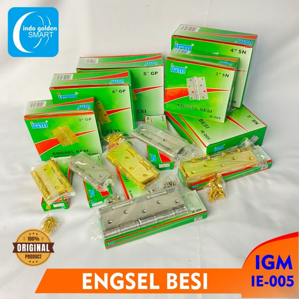 Jual ENGSEL BESI IGM 3" 4" 5" ENGSEL PINTU ENGSEL JENDELA IE-005 ...