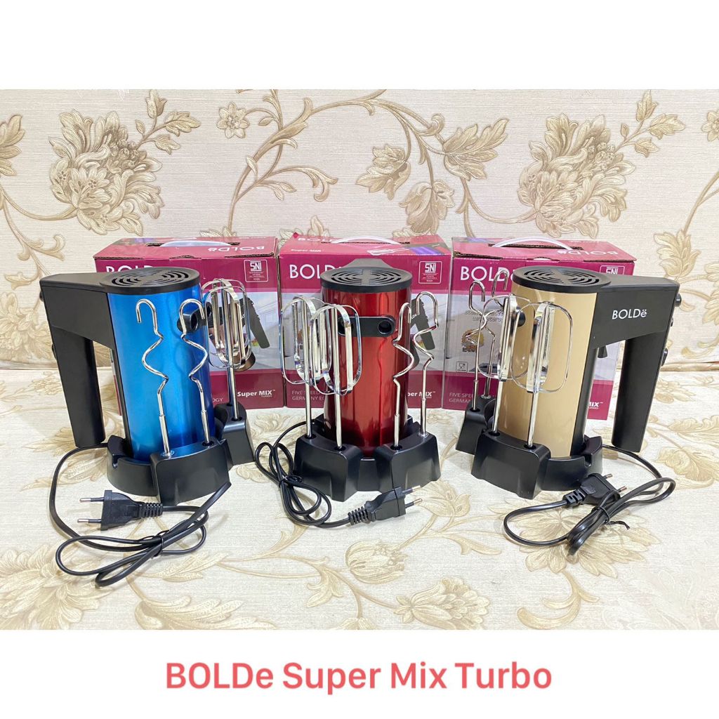 Jual BOLDe Super Mix Turbo/Alat Pengaduk Adonan(Mixer) | Shopee Indonesia