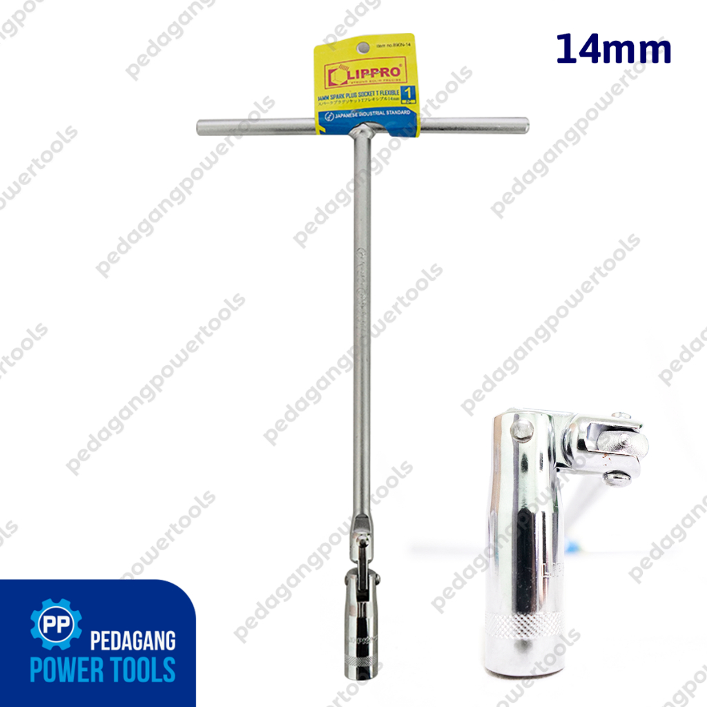 Jual LIPPRO KUNCI SOK T BUSI 14 MM FLEKSIBEL SHOCK SPARK PLUG T-SOCKET ...