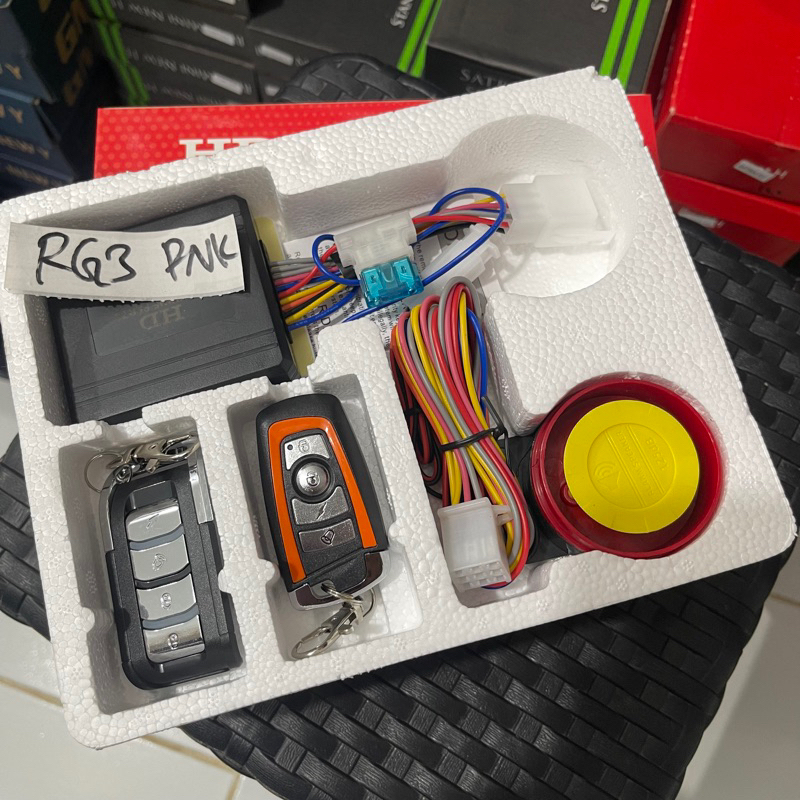 Jual Alarm Motor Remote / Remot motor anti maling /alarm motor anti ...