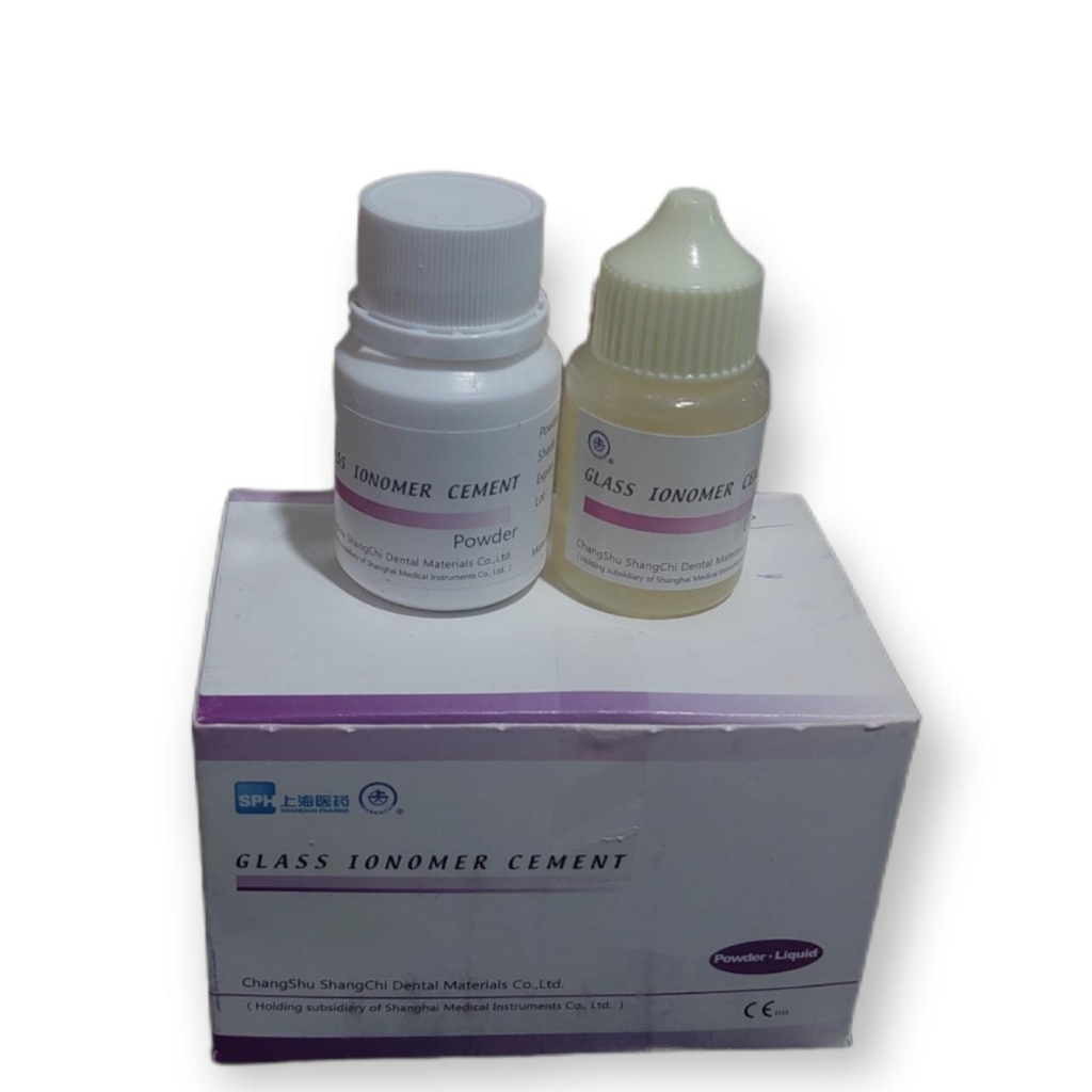 Jual GIC Cina/ Glass ionomer cement,Sepasang Base 1 bubuk( 20 grm)+ 1 ...