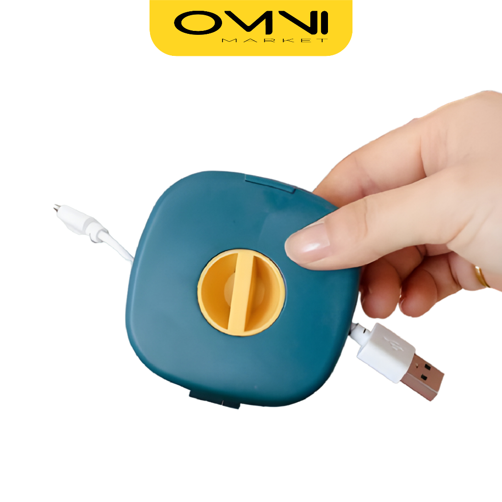 Jual Kotak Gulungan Kabel Portable Tempat Penyimpanan Kabel Data USB ...