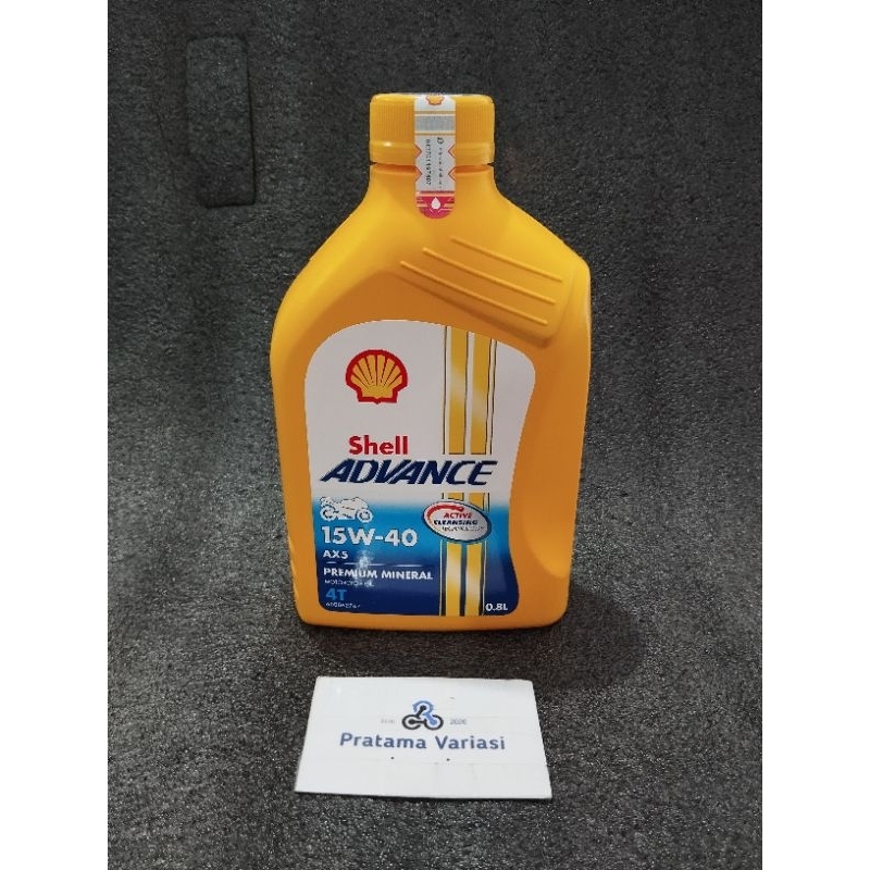 Jual Oli Shell Advance 4T AX5 [15W-40] [800ml] Premium Mineral | Shopee ...