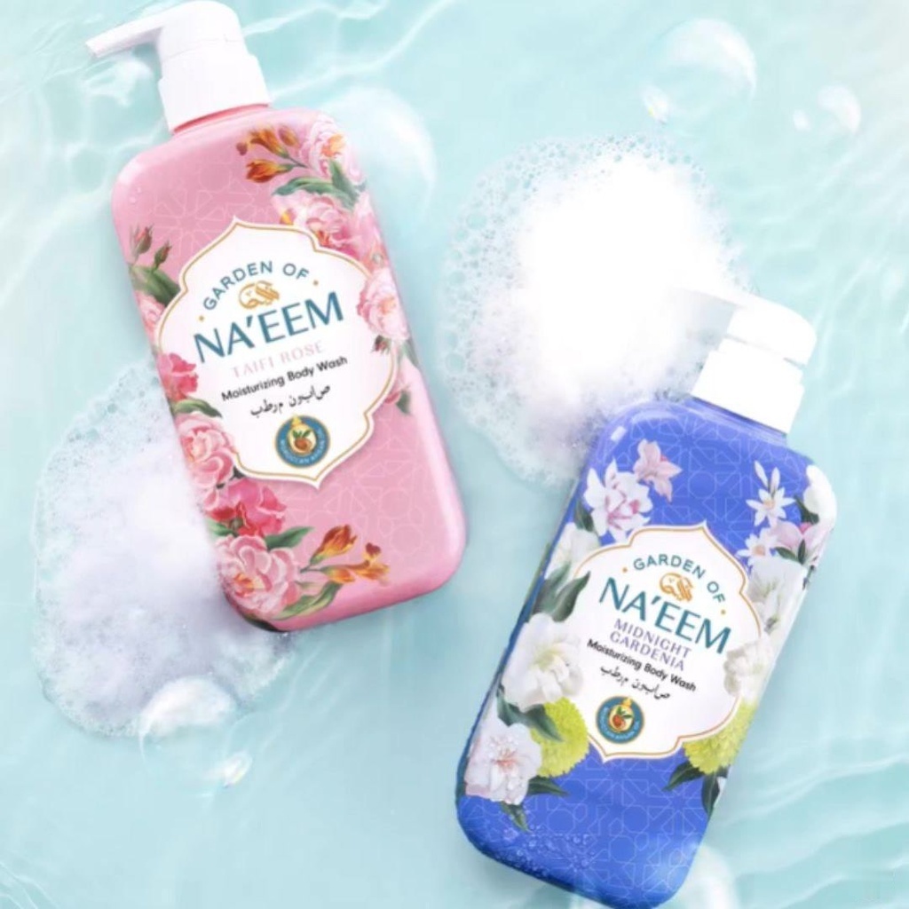 Jual Buy 1 Get 1 Garden Of NA'EEM Body Wash 480ml Pump / NAEEM Sabun ...