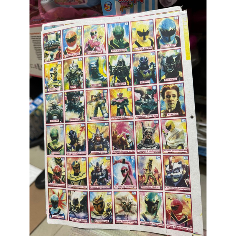 Jual Mainan Anak Gambar gambaran,wayang kertas,umbul, Teplek jadul isi ...