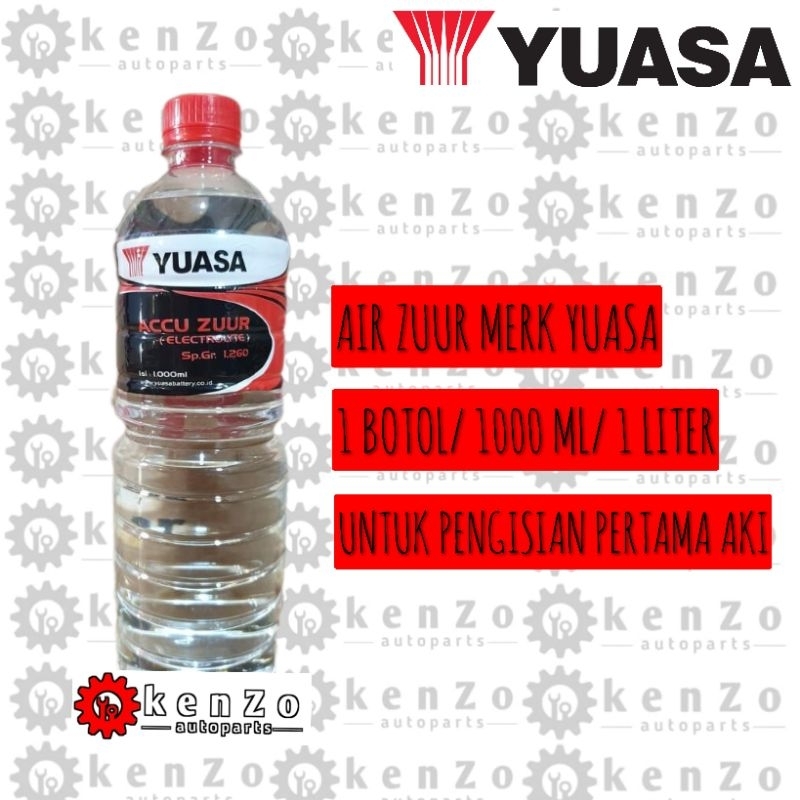 Jual AIR AKI YUASA AIR ACCU AIR ZUUR BOTOL / DUSSAN | Shopee Indonesia