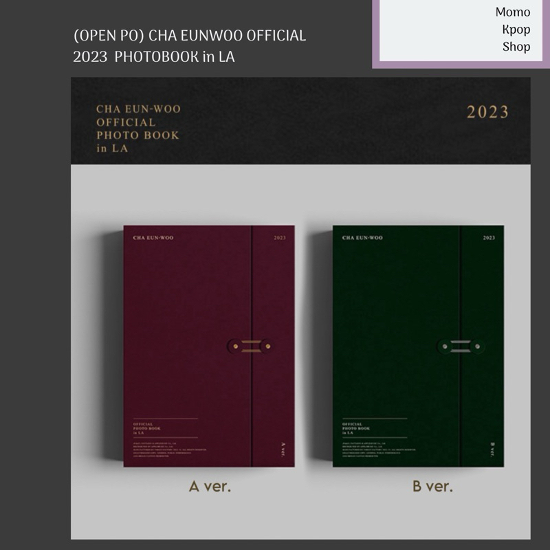 Jual ASTRO CHA EUNWOO 2023 Official Photobook in LA | Shopee Indonesia