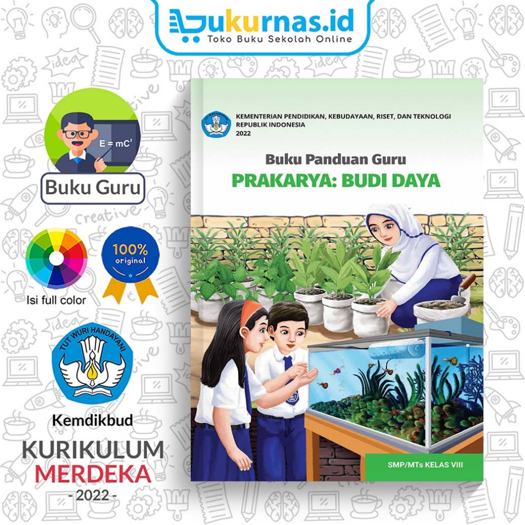 Jual Buku Panduan Guru Prakarya : Budi Daya SMP/MTs Kelas 8 Kurikulum Merdeka Kurmer | Shopee ...