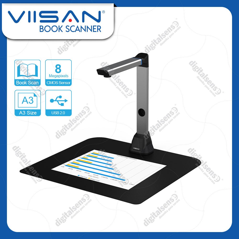 Jual Scanner Viisan V8 – 8 Megapixel CMOS Sensor – A3 | Shopee Indonesia