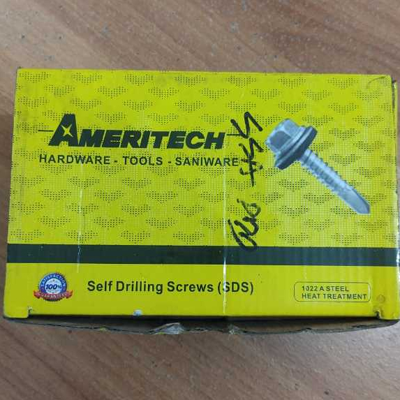 Jual Baut Roofing 12x50 / Baut Atap Baut Seng Ukuran 5cm / Sekrup Roofing Amertech 12x50 ...