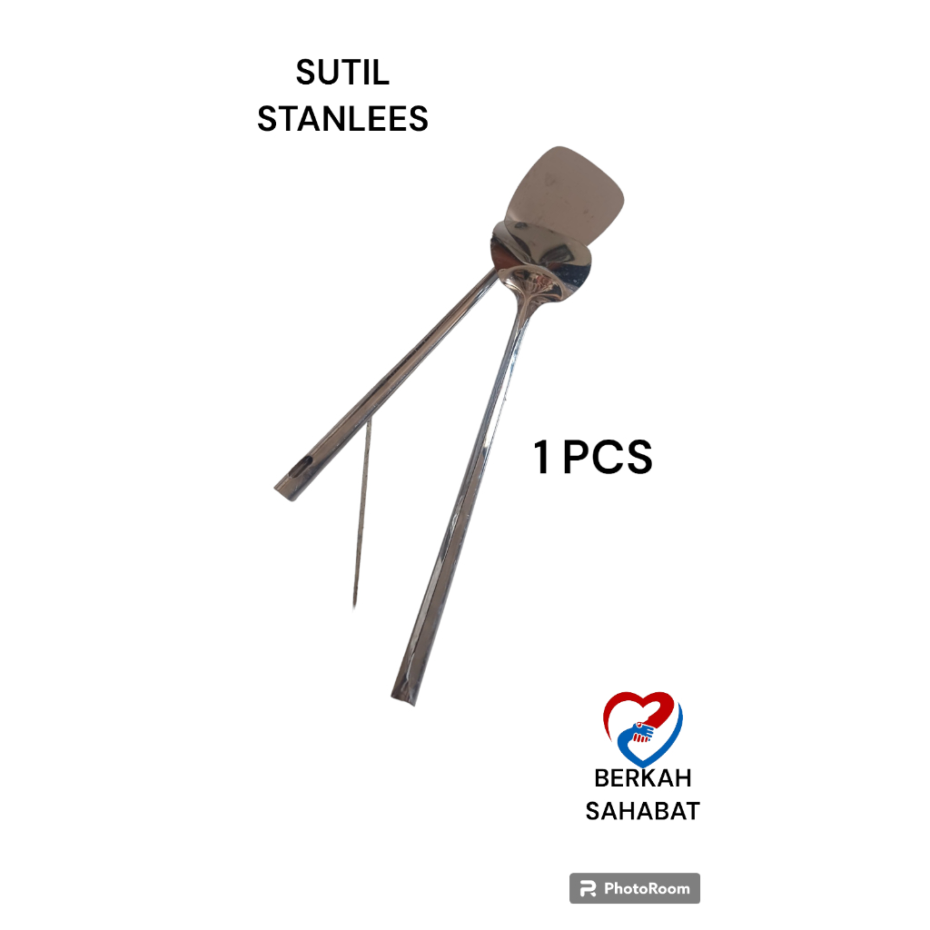 Jual Sutil Ppk Panjang Stainless Tanpa Lubang Sutil Penggorengan/Sutil ...