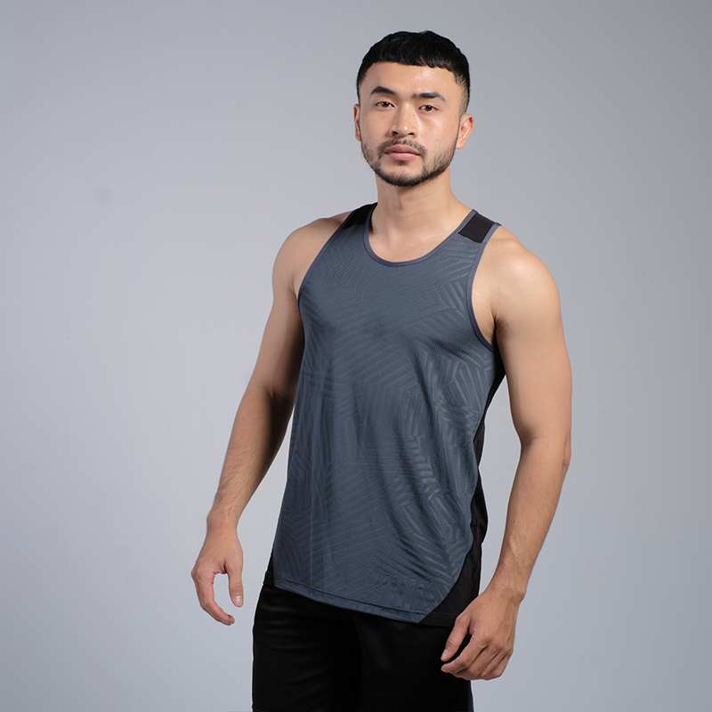 Jual KAMB kaos singlet pria gym olahraga running tank top pria | Shopee ...