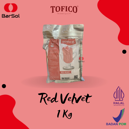 Jual Tofico Powder Red Velvet 1 Kg - Barsol Indonesia | Shopee Indonesia