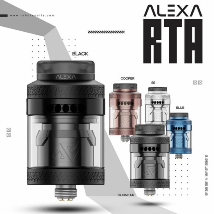 Jual Alexa RTA 24MM Single Coil by Alexa x Inhale 100% Authentic ...