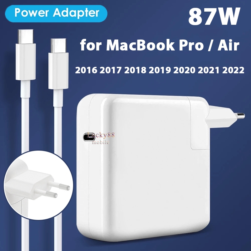Jual PD Charger USB Type C | Type T | Type L for MacBook Pro dan Air 60 Watt / 67 Watt / 87 Watt ...