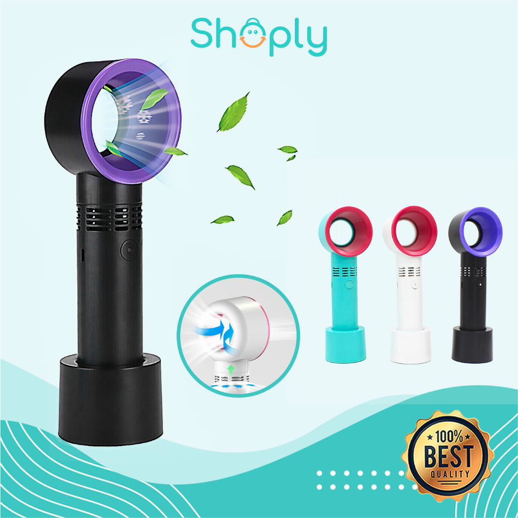 Jual Kipas Angin Mini Kipas Genggam Tanpa Baling Mini Fan USB | Shopee ...