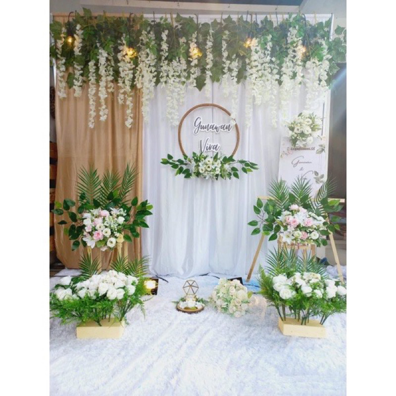 Jual PAKET BACKDROP LAMARAN LENGKAP ENGAGEMENT DEKORASI ENGGAGEMENT SET ...