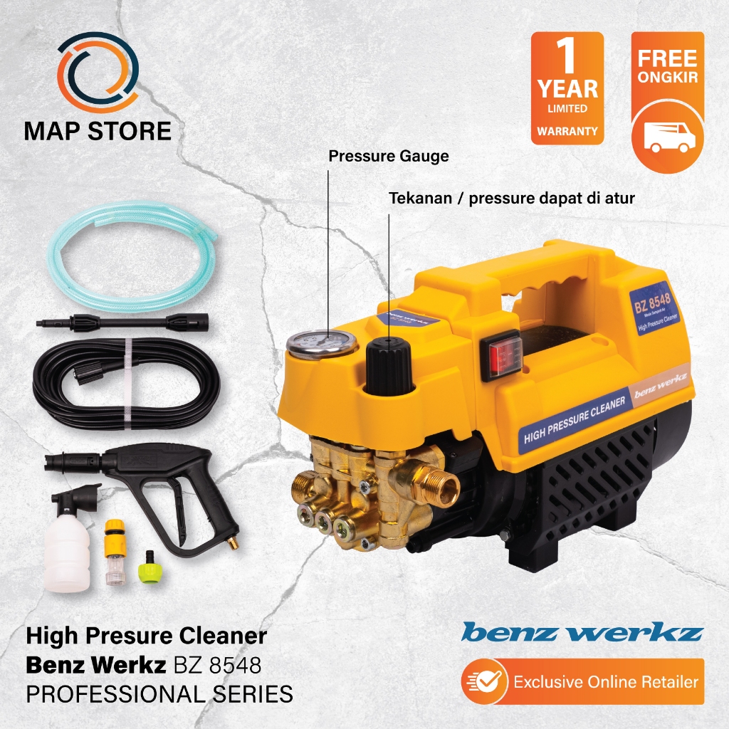 Jual Jet Cleaner Benz BZ 8548 Mesin Steam Cuci Mobil Motor AC High ...