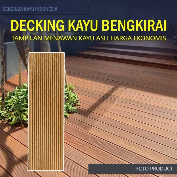 Jual Decking Dari Kayu Asli Bengkirai Untuk Samping Kolam Dan Halaman ...