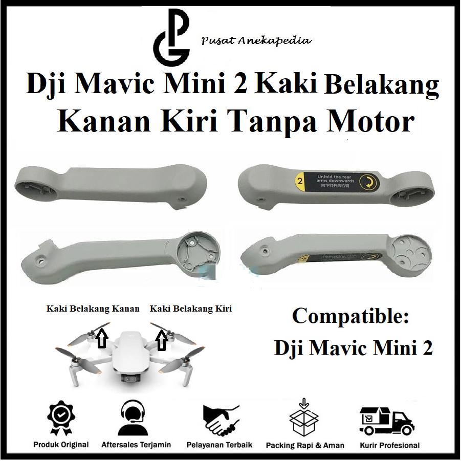 Jual Dji Mavic Mini 2 Kaki Belakang Kanan Kiri Tanpa Motor Original ...