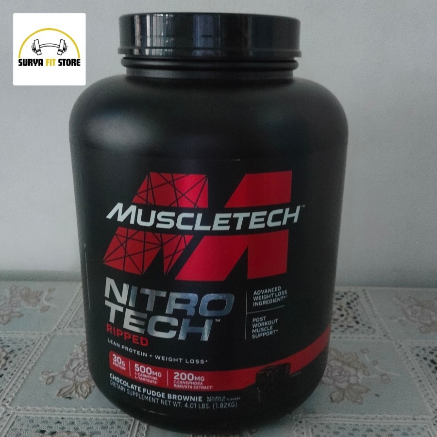 Jual Muscletech Nitrotech Ripped 4lbs | Shopee Indonesia