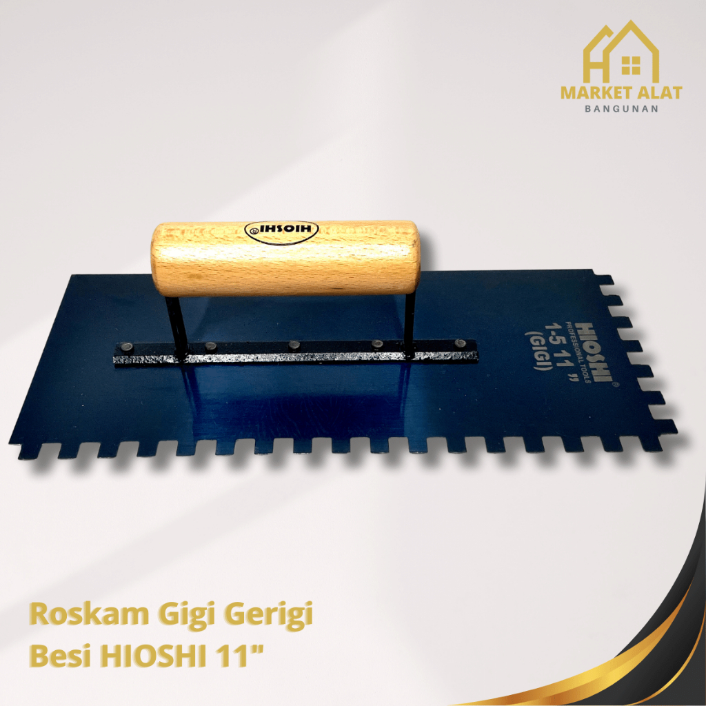 Jual Roskam Gigi Gerigi Besi HIOSHI 11" / Raskam Besi PlasteringGagang ...