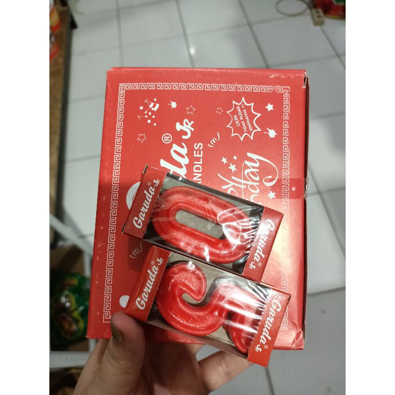 Jual Lilin Angka Merah per LUSIN (12pcs) | Shopee Indonesia