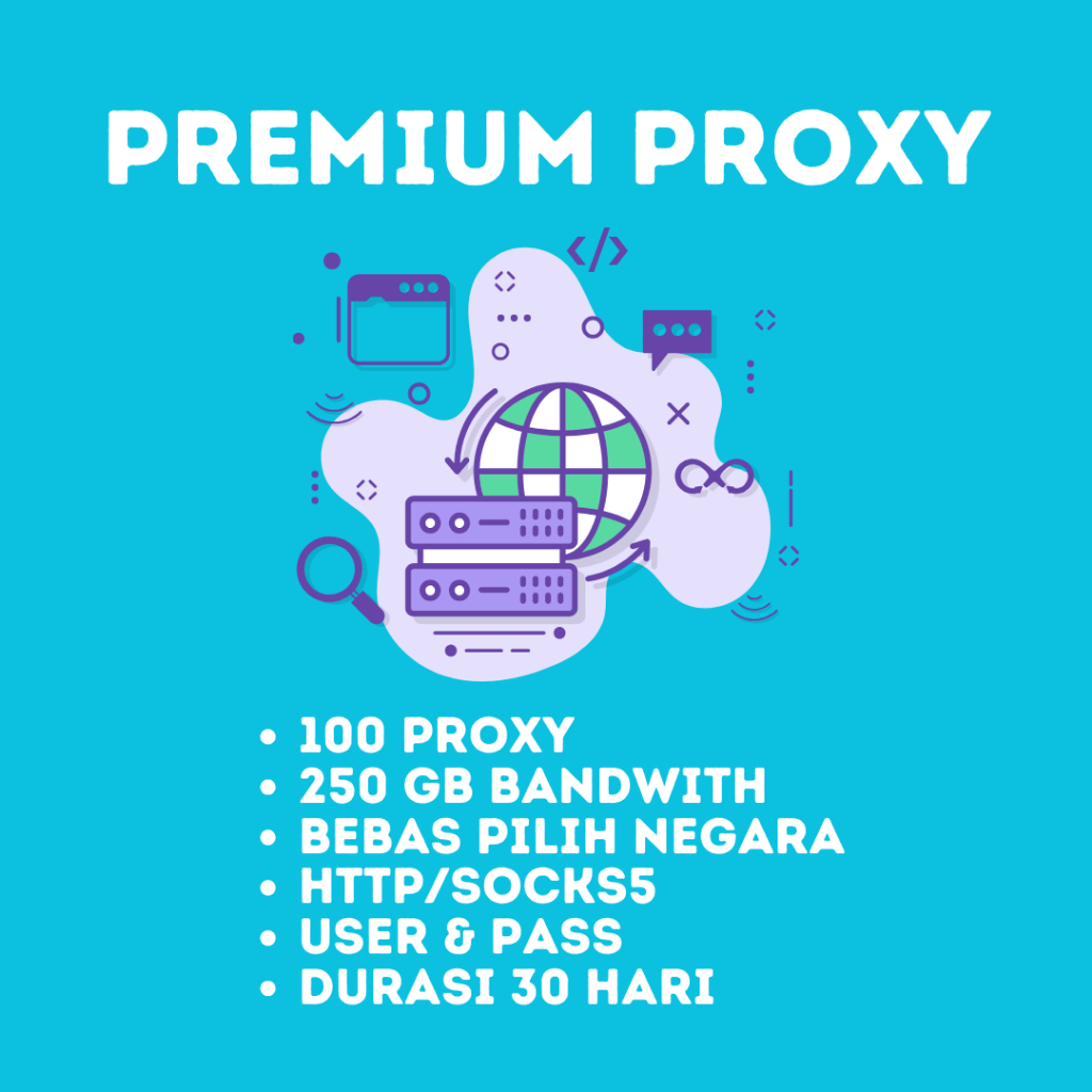 Jual PREMIUM PROXY HIGH SPEED HTTP/SOCKS5 | Shopee Indonesia
