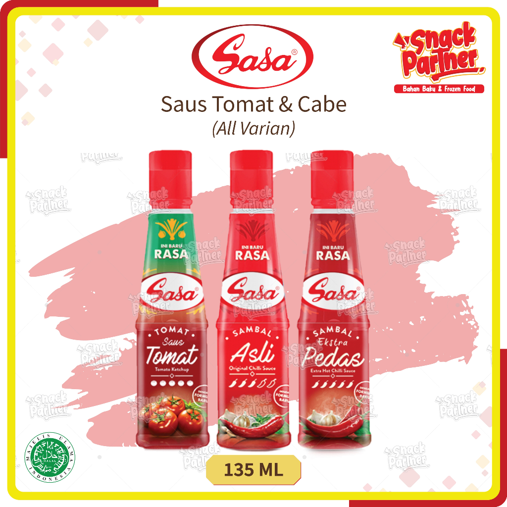 Jual Saos SASA 135 ML - Botol Saus Sambel Sambal Asli Cabe Chili Extra ...